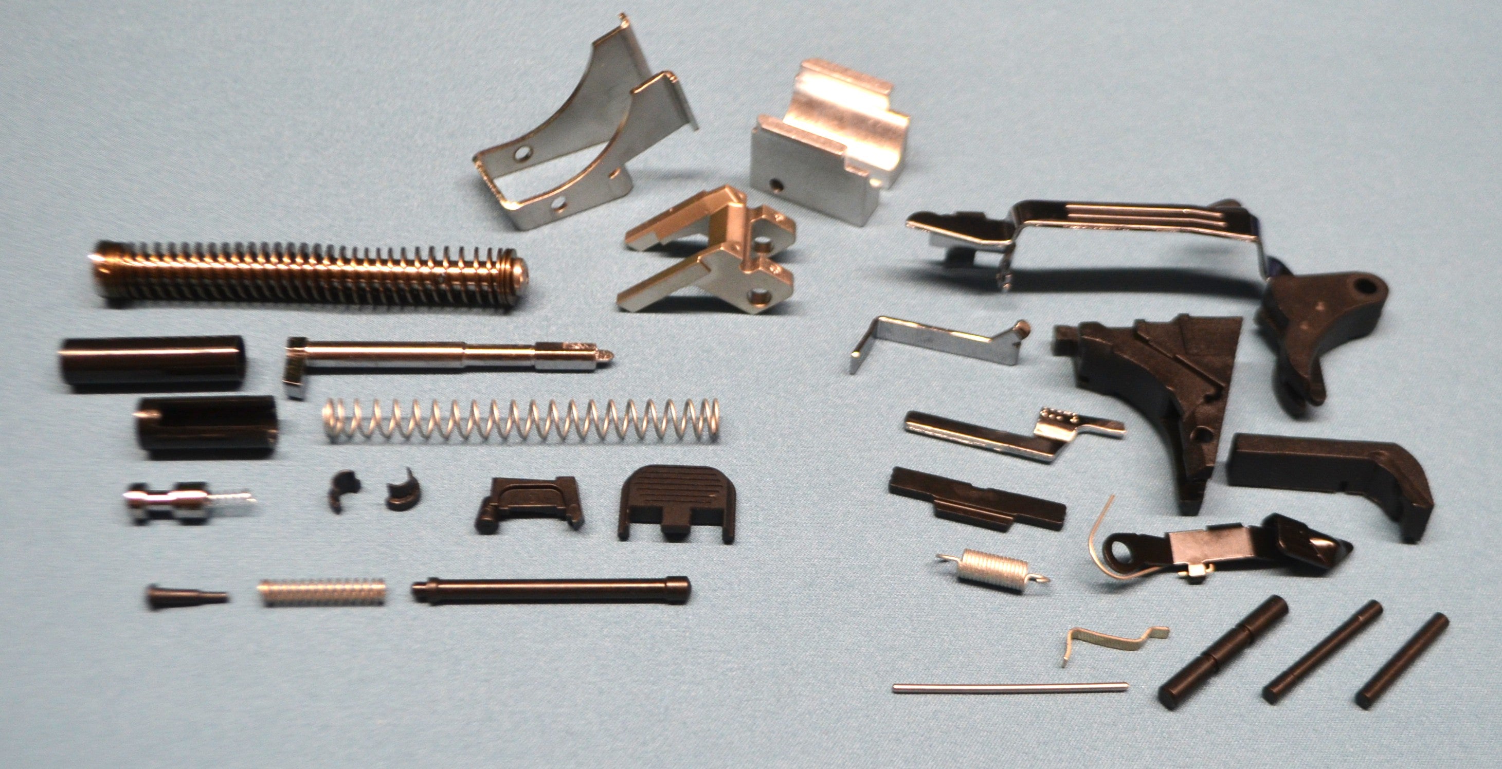 Glock 19 Complete Lower and Upper Parts Kit + Locking Block + Front an ...