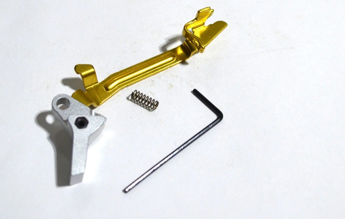 GLOCK FLAT TRIGGER ASSEMBLY GEN 3-4 (17-19-22-23-26 PSA DAGGER) (Copy ...