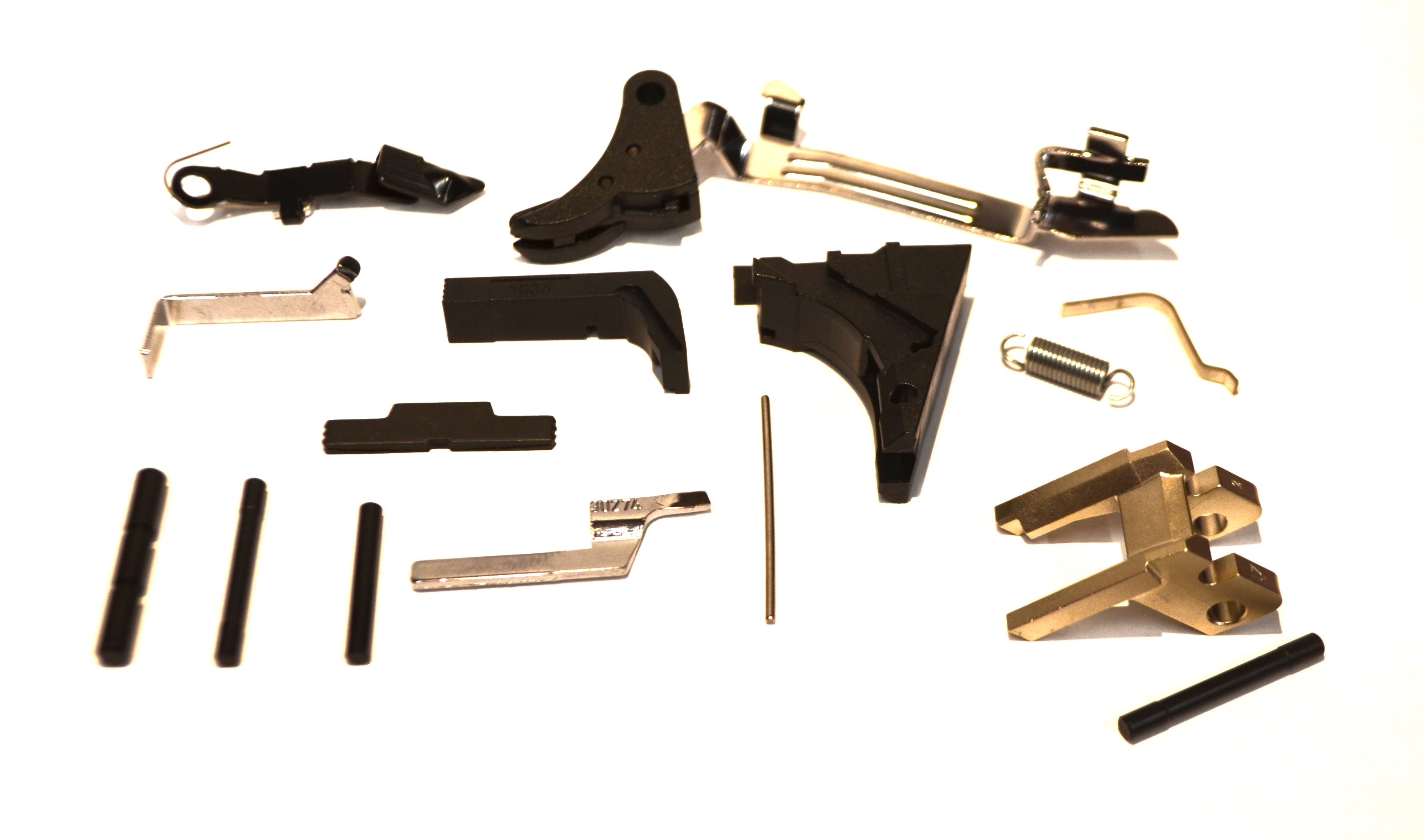 GLOCK 17 LOWER PARTS KIT + LOCKING BLOCK + PIN – GUNGRIPPER